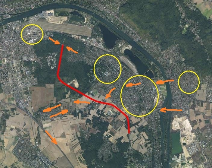 Les habitants de Chapet, victimes collatérales du projet de déviation ...